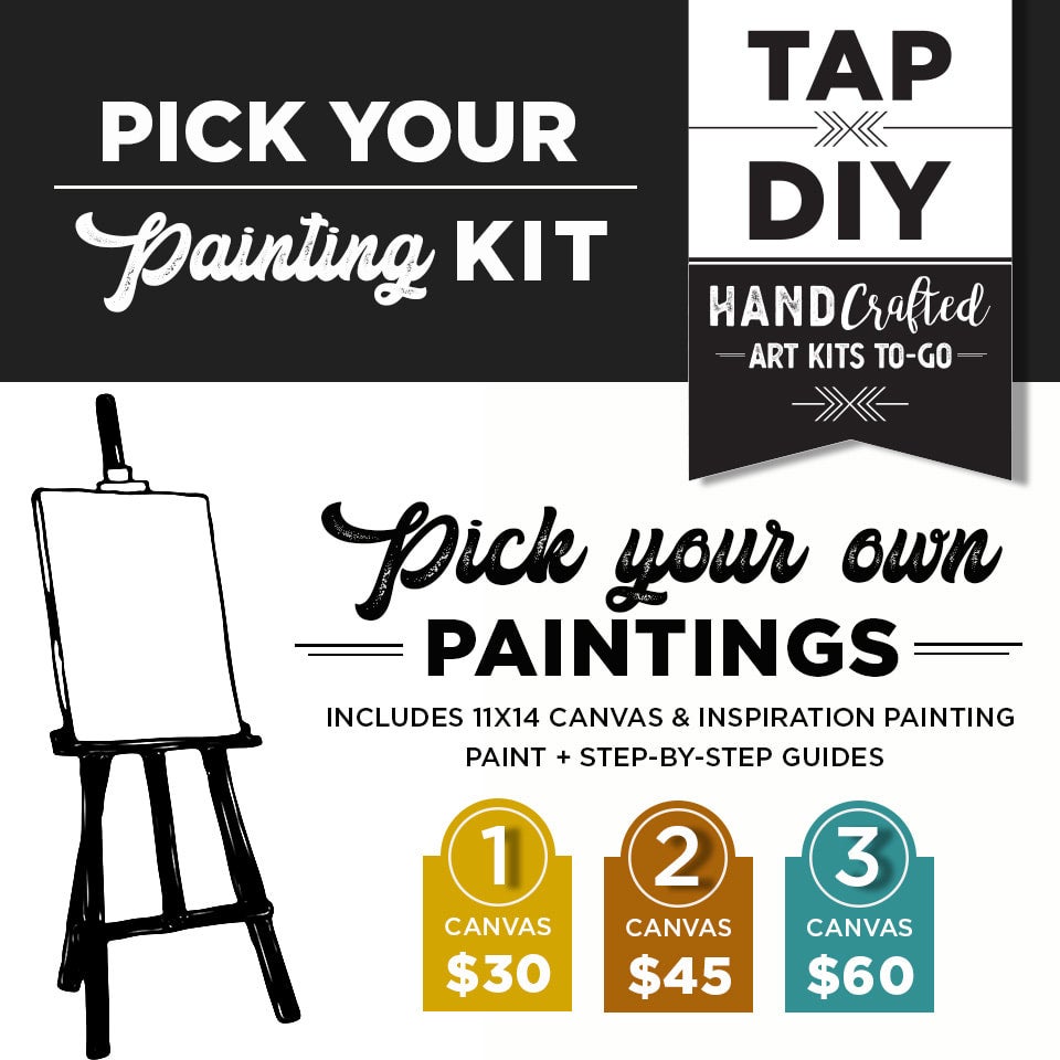 TAP | DIY • Pick your own Canvas Painting | The Traveling Art Pub